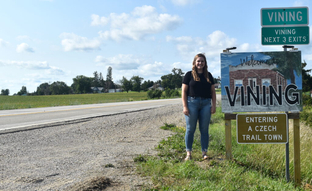 New signs greet visitors to Tama County’s smallest incorporated town ...